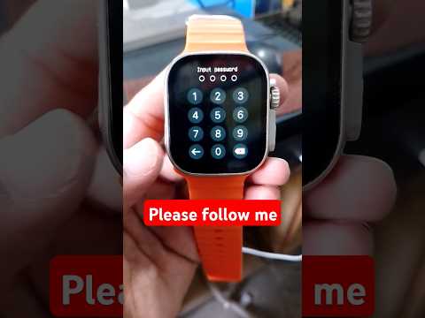 smart watch ultra 2 ❤️💥 hard reset problem away#sorts #video