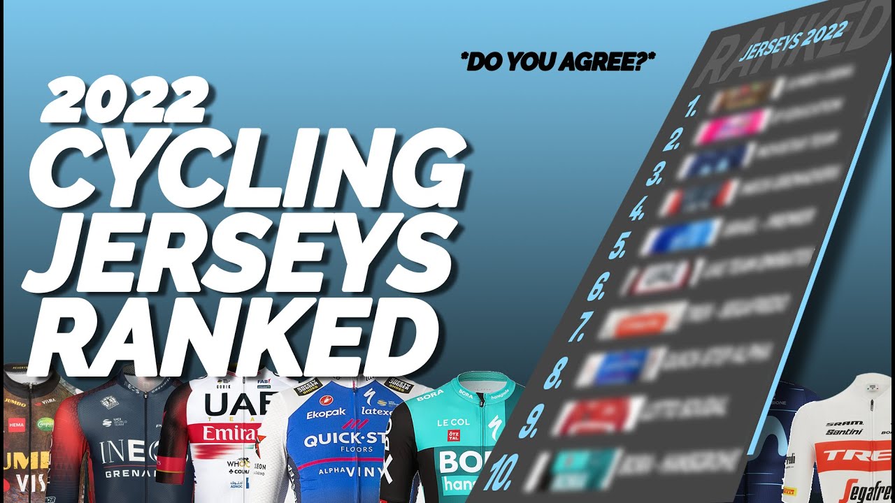 Ranking 2022 World Tour Cycling Jerseys