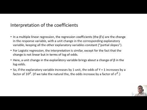 Logistic Regression - Interpretation of the Coefficients