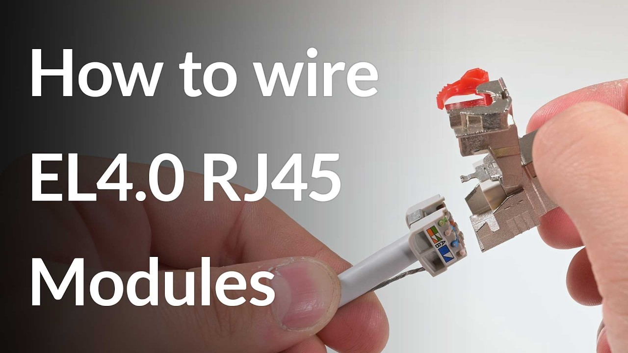 Wiring 4th Gen RJ45 Connection Modules EL4.0 for Your LAN – the R&M Easy Lock Techniques