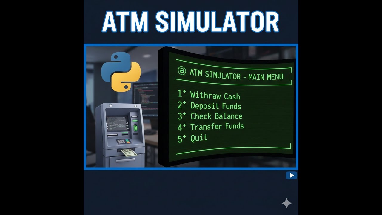 Python Project Showcase: Terminal-Based ATM Simulator