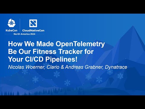How We Made OpenTelemetry Be Our Fitness Tracker for Your CI/CD Pipelines! - N. Woerner, A. Grabner