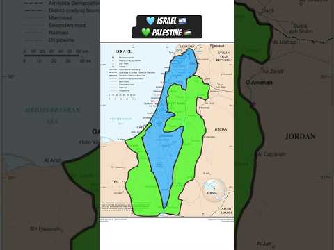 Most logical division for #israel #palestine #war #shorts #map #geography #gaza