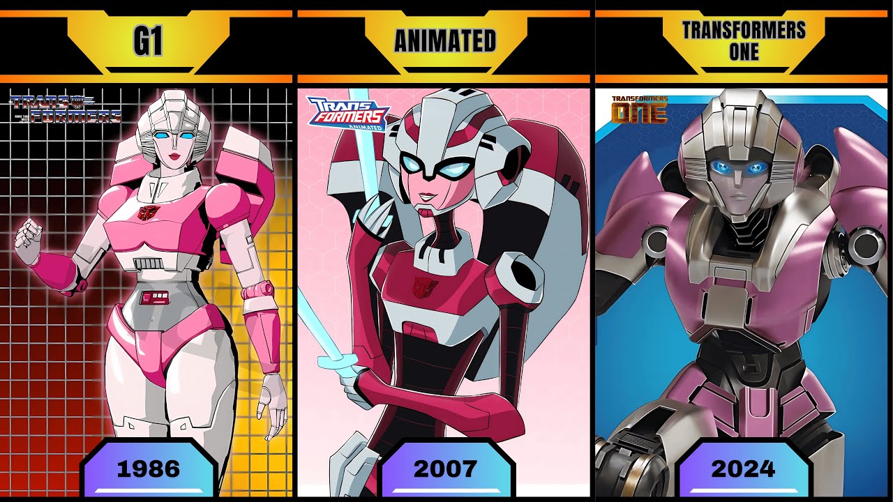 Arcee Evolution in All version #transformers #arcee #transformersone #autobots