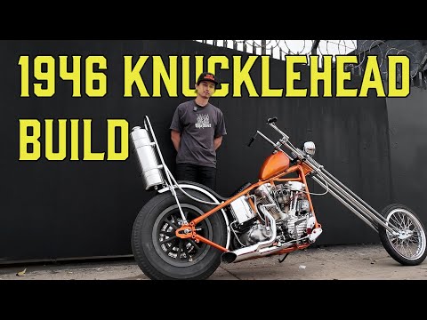 Yan's 1946 Southbay Knucklehead -- Full Bike Build