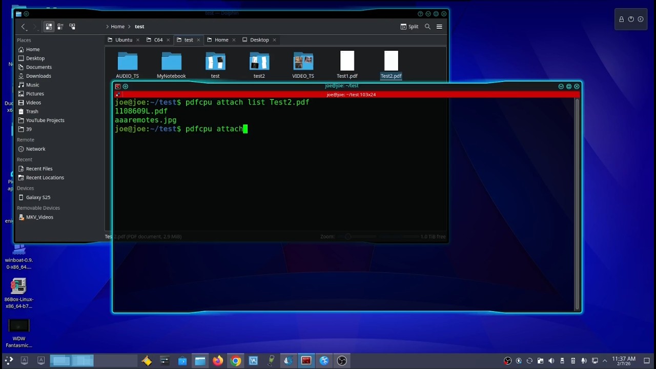 Extract PDF Attachments In Ubuntu 24.04 With pdfcpu