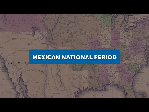 Texas History for Teachers - Preview of the Mexican National Period