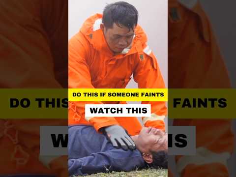 How to recover someone who faints suddenly. #physiotherapy