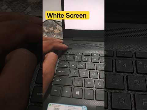 White Screen Problem in All Laptop How to Fix this Problem#macnitesh#virulshorts#2024#screen