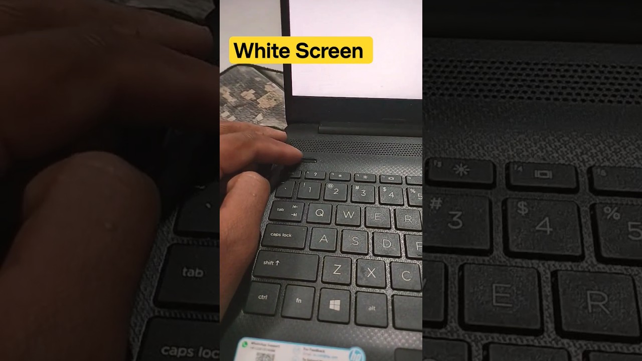 White Screen Problem in All Laptop How to Fix this Problem#macnitesh#virulshorts#2024#screen