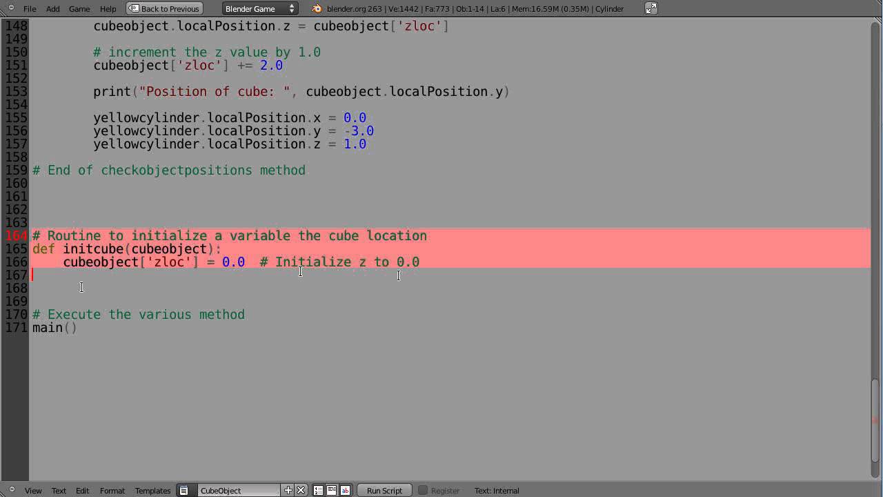 Blender Tutorial - Python Game Engine Programming - Part 17