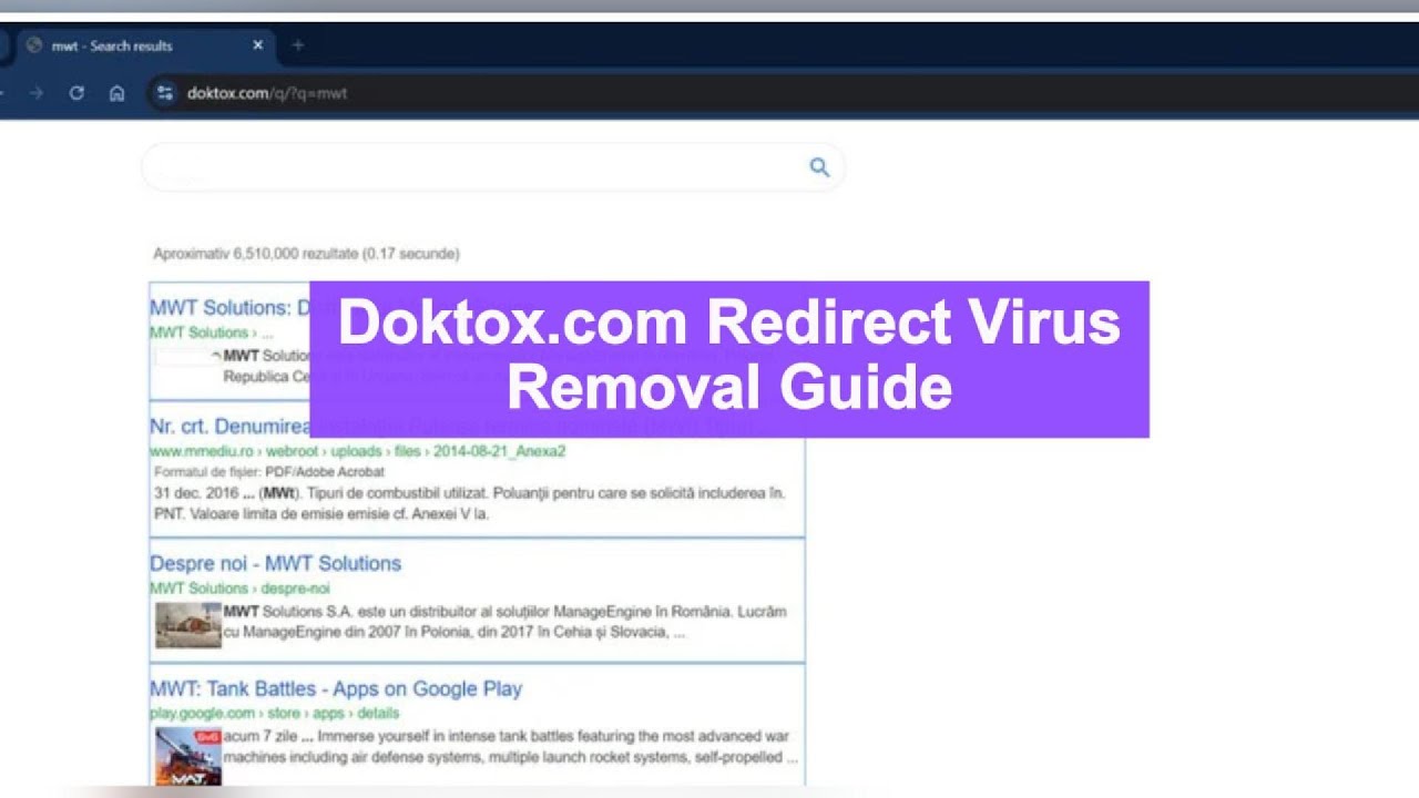 Doktox.com Redirect Virus - How to Remove It & Fix Doktox.com Redirect?