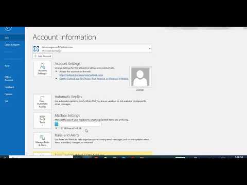 how to check mail quota or mailbox size in outlook 365