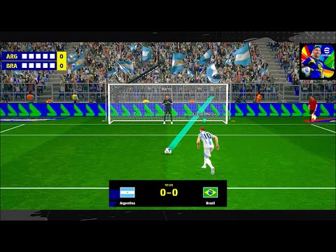 Penalty Shootout • #5 | Argentina Vs Brazil | eFootball PES