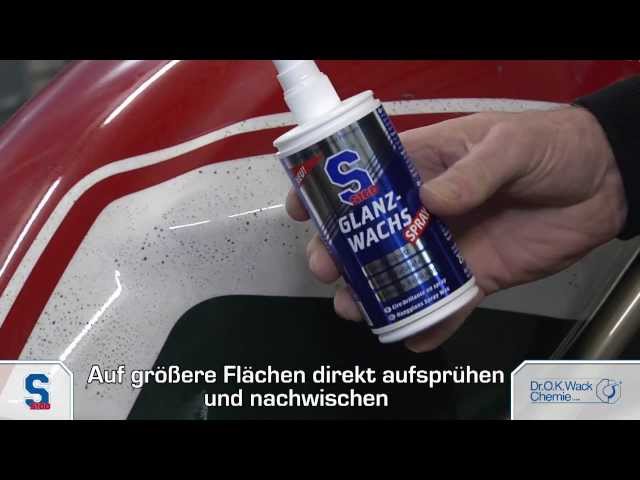Motorcycle Wax Spray S100 Glanz-Wachs Spray 250 ml - inSPORTline