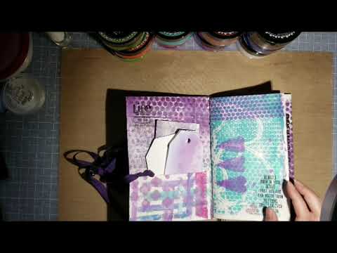 Painty Papers Junk Journal from a 9x12 envelope