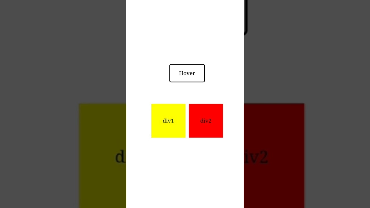 How to affect multiple elements when one element hovered #html #css#shorts