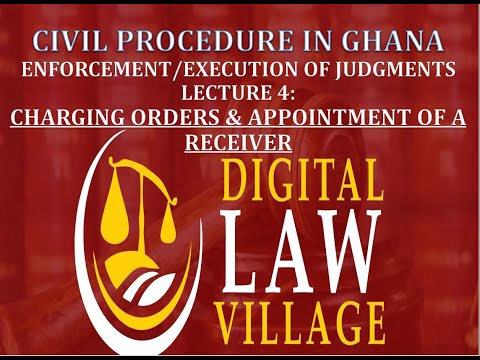 Charging Orders and Appointment of Receivers : Enforcing Judgments for the Recovery of Money