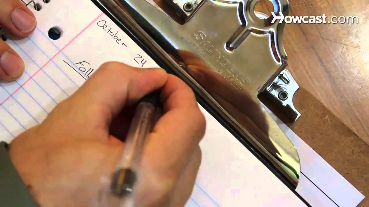 How to Take Minutes at a Business Meeting