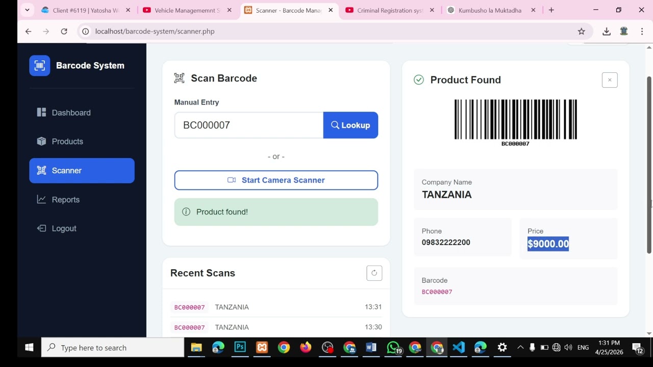 Complete Barcode Generator Web App (Free Full Source Code)