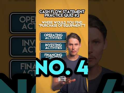 Cash Flow Statement Quiz 2