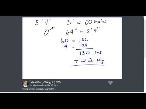 Ideal Body Weight - Educreations