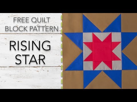 Free Quilt Block Pattern! Make the Rising Star! - Nancy's Notions