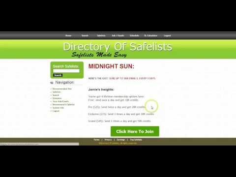 Directory of Safelists - Welcome To DOS