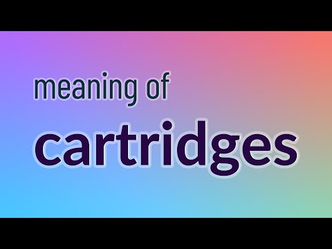 Cartridges - 71 English Vocabulary Flashcards
