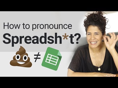 How to pronounce spreadsheet | American English tips