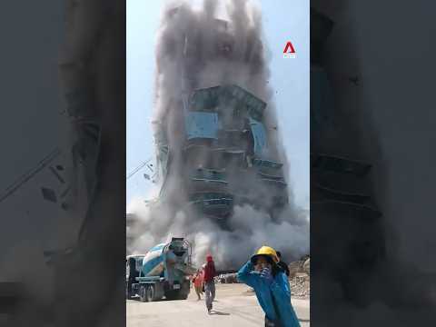 Skyscraper under construction in Thailand collapses after earthquake strikes Myanmar