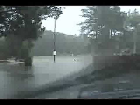 Hall Road in Hampton VA during Tropical Storm Ernesto