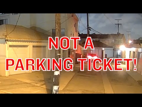 PARKING TICKET!!! - Parking Enforcement City of Los Angeles (9/13/23)