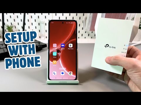 How to Setup TP Link RE705x WiFi Range Extender Using a Smartphone