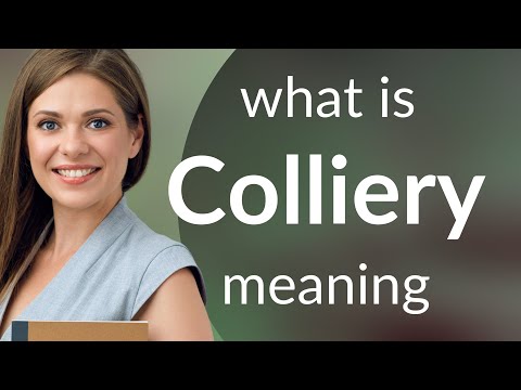 Colliery • what is COLLIERY meaning