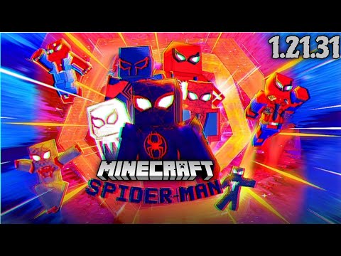 SPIDERMAN ADDON! | JEY'S SPIDER-MAN 2 ADDON FOR MINECRAFT PE 1.21+