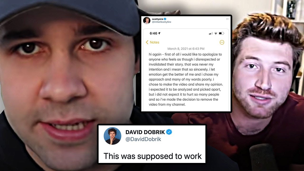 David Dobrik Plan FAILED?...Scotty Sire Apologises!