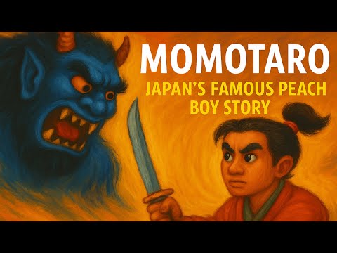 Momotaro – A Japanese Folktale in English Bedtime Story with Gentle Narration