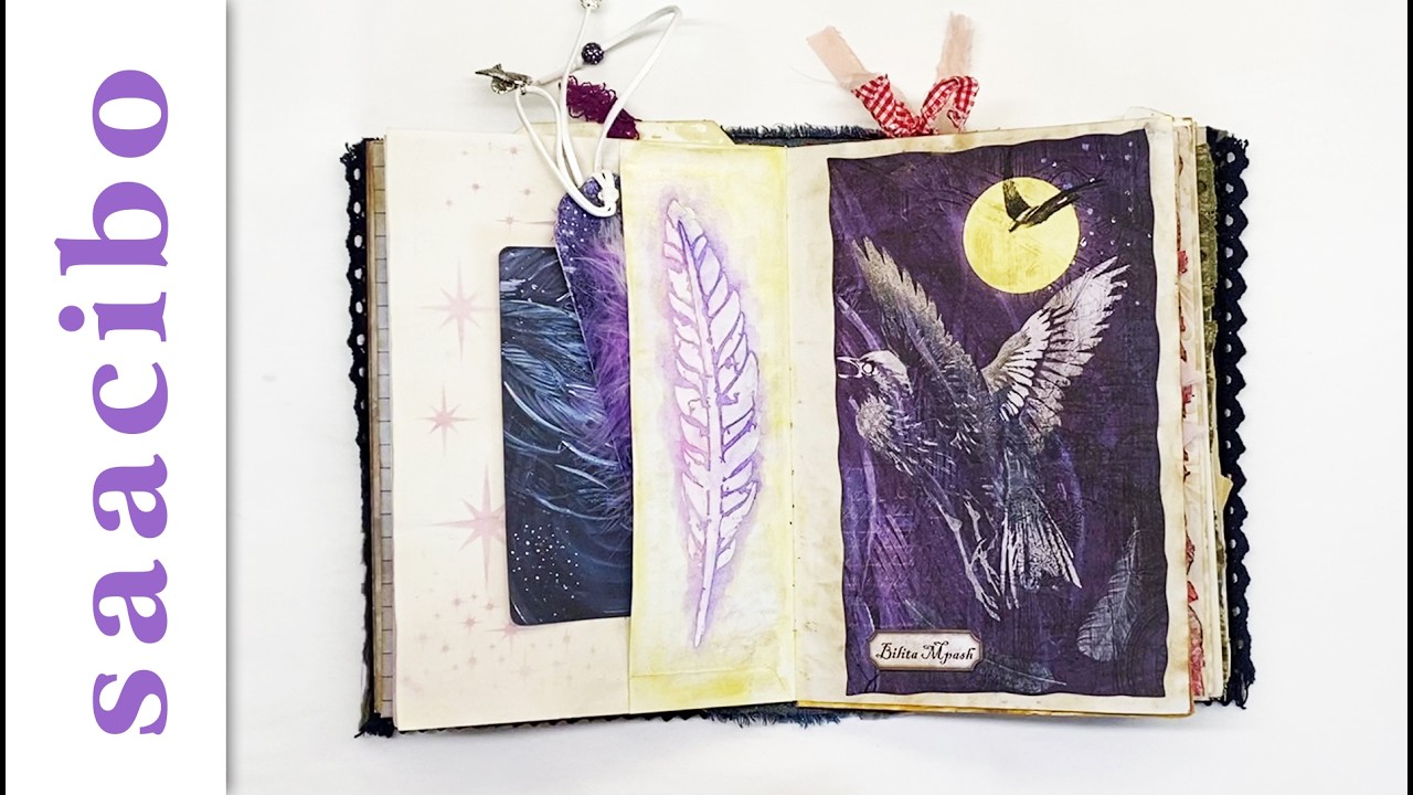 Fully Finished Junk Journal Flip Through #flipthrough