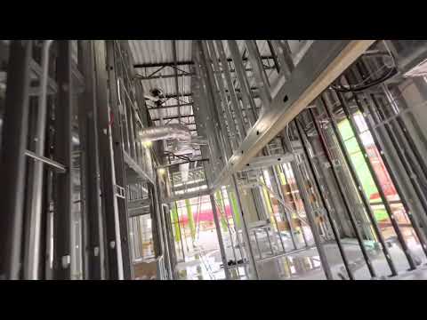 How to do metal stud framing, ducts, door and window header, blocking, slab and joists works