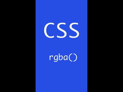 #25 rgba | CSS | Frontend | Take it easy #shorts