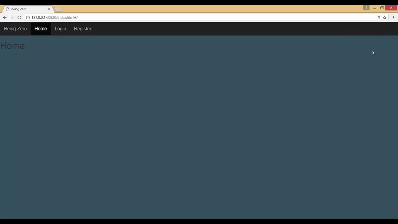 5 - AngularJS - Single Page Application - Completing Login with BackEnd