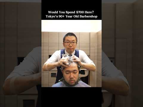 Most Luxurious Barbering Experience in Tokyo at 90+ Year old Barbershop