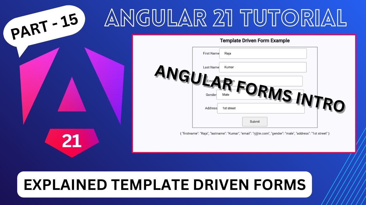 Angular form introduction |Template driven form in angular 21