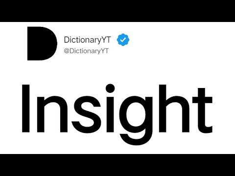 Insight Meaning in English