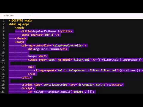 Learn AngularJS Hmmmm Partie 2 Module Controller Scope Route - Mind Luster