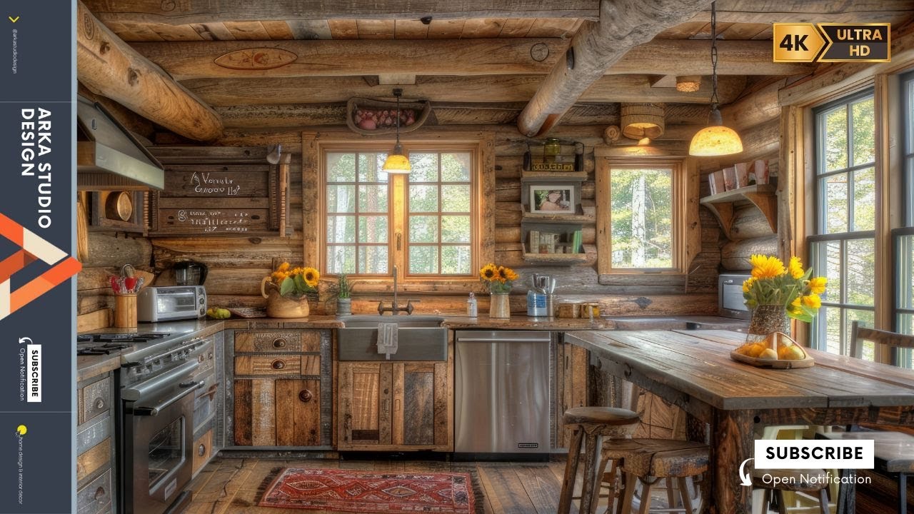 Rustic Log Cabin Kitchen: Design Ideas for a Charming and Functional Cooking Space