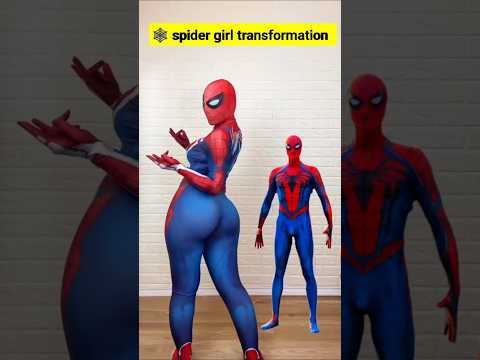 💥spider girl cosplay gyatt spider-man costume #shorts #spiderman #trending