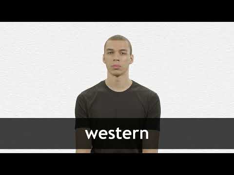How to pronounce WESTERN in American English