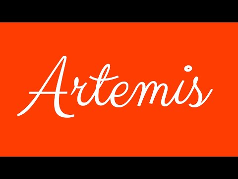 Learn how to Sign the Name Artemis Stylishly in Cursive Writing